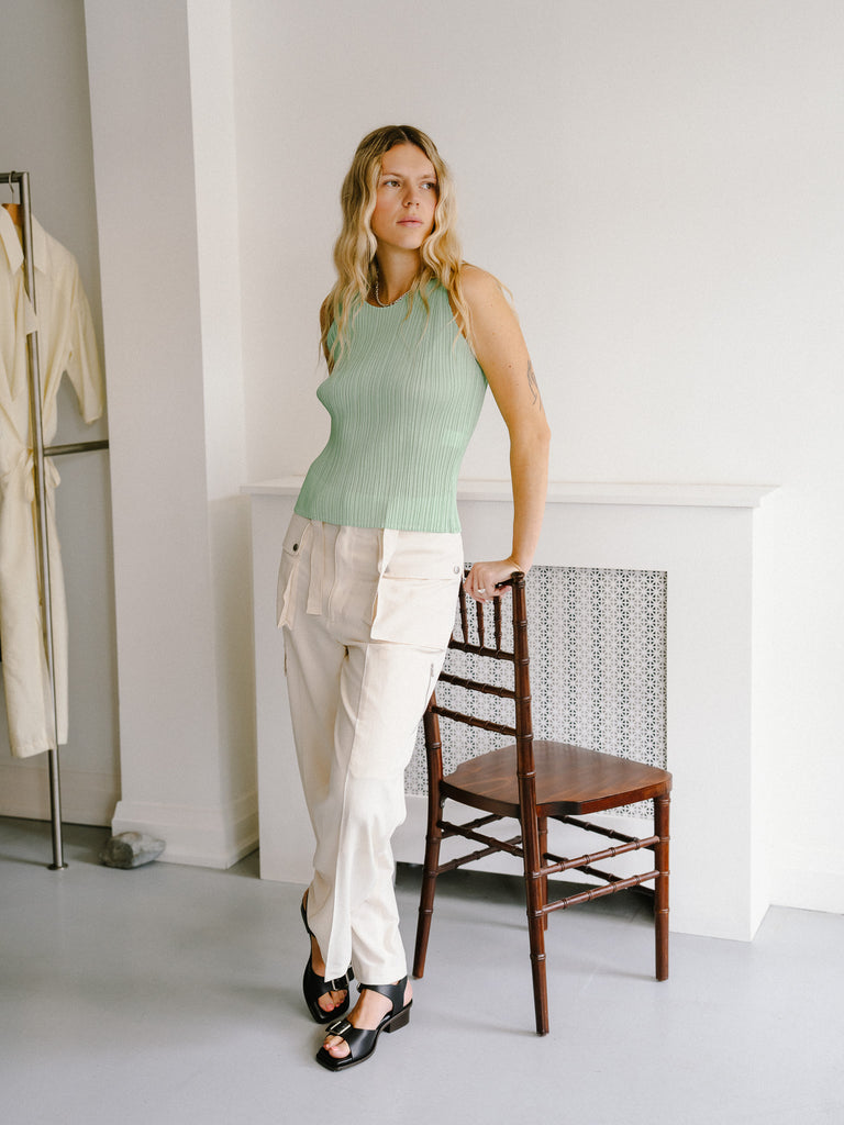 Pigment Dye Finx Corduroy Wide 5p Pants (Olive Brown Pigment Dye Finx Corduroy Wide 5p Pants (Olive Brown